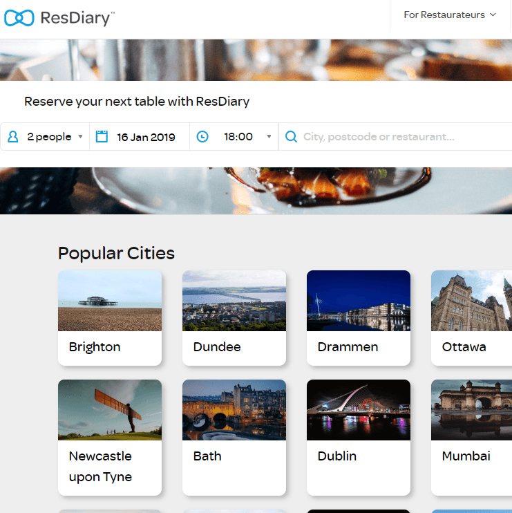 ResDiary & 12+ Food Near Me Like