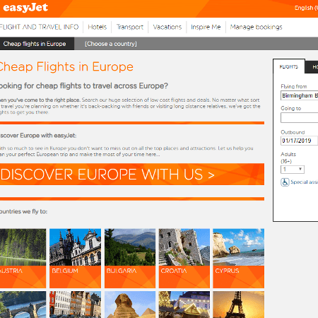 easyJet & 34+ Cheap Flights Sites Like