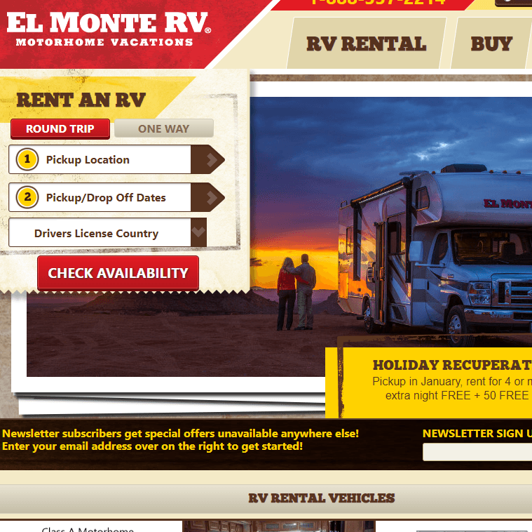 El Monte RV & 10+ RV Rental Sites Like