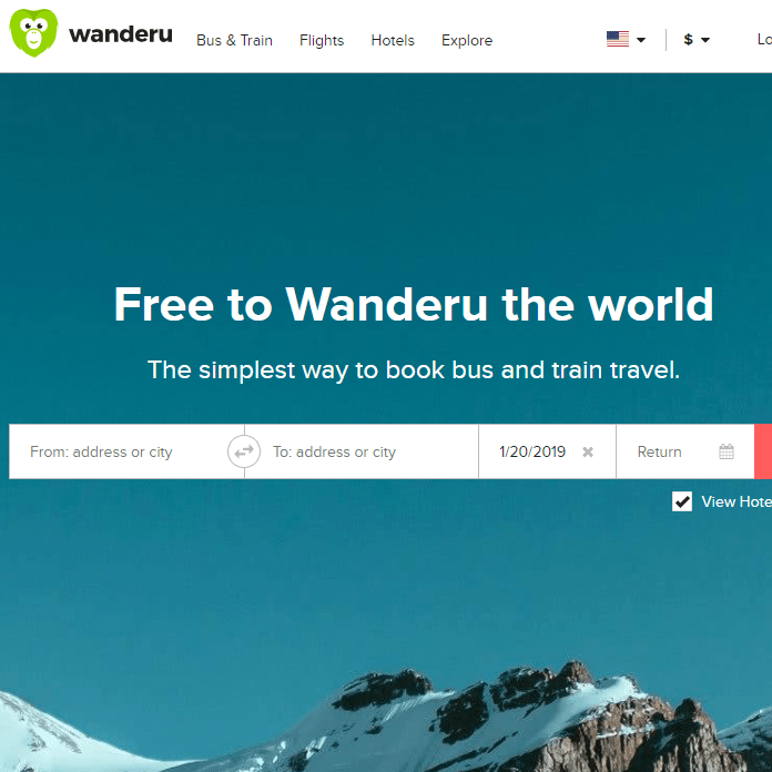 Wanderu & 13+ Train, Bus and Other Like