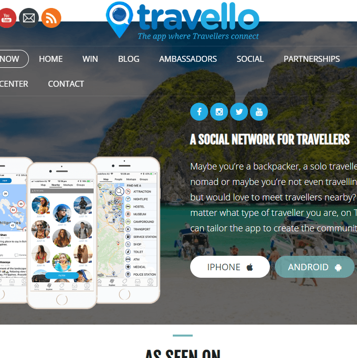 Travello & 7+ Travel Network Sites Like