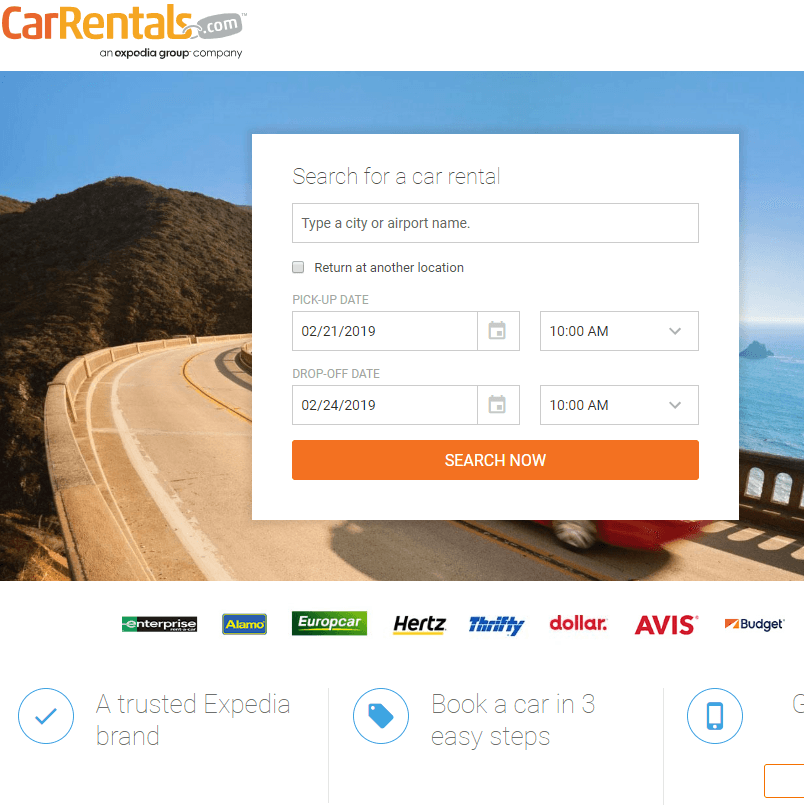 CarRentals & 18+ Car Rental Sites Like carrentals.com